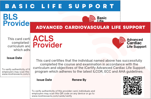 iCertify | ACLS BLS PALS Certifications Online