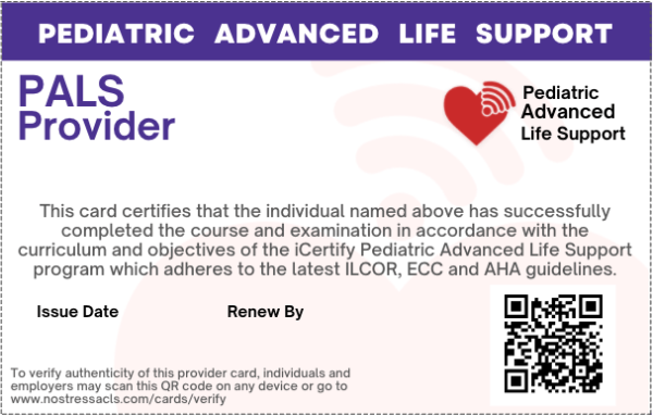 Pediatric Advanced Life Support – iCertify Telehealth Training and ...